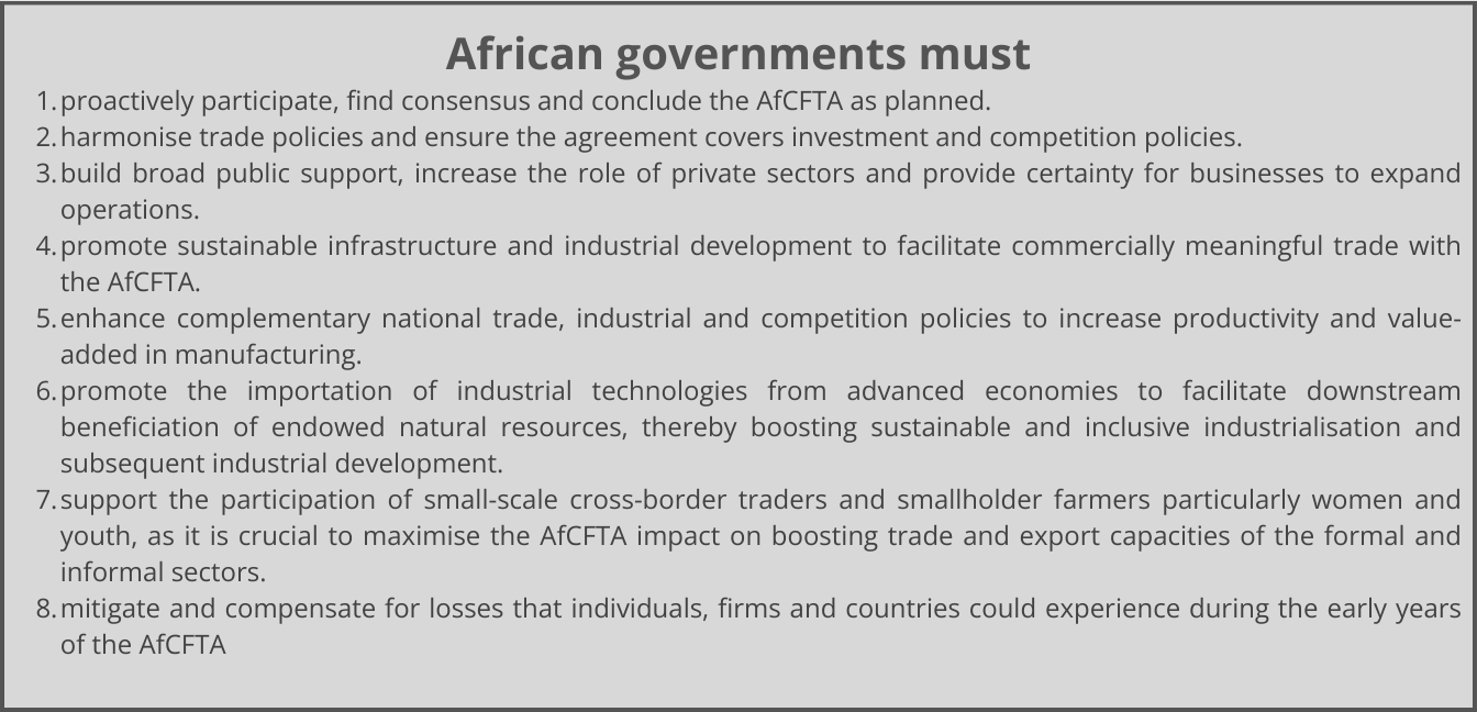 The AfCFTA - ISS African Futures